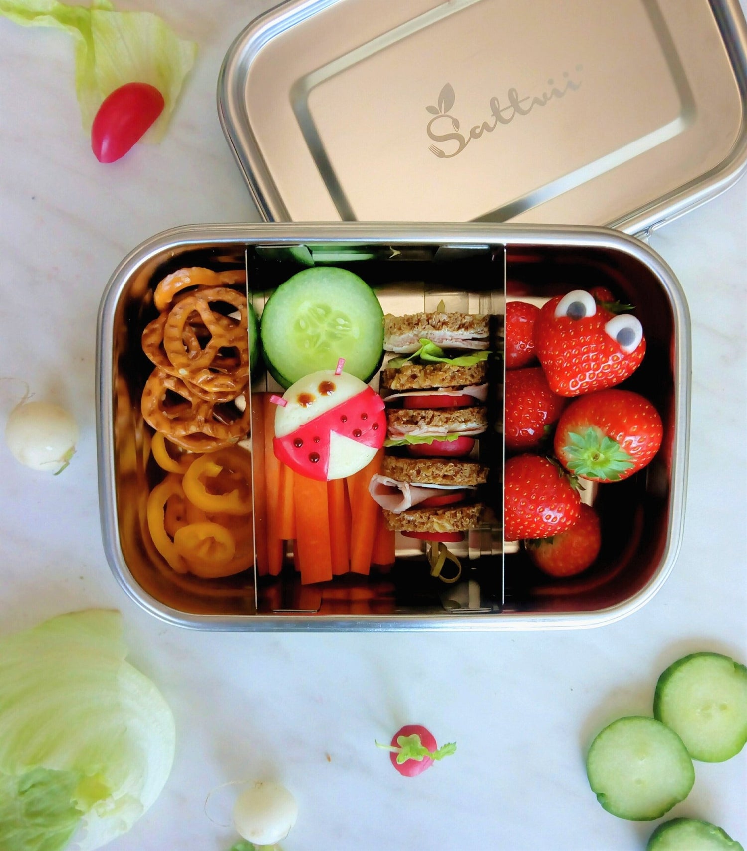 Bento recipe "cheeky little fruit" – Sattvii®